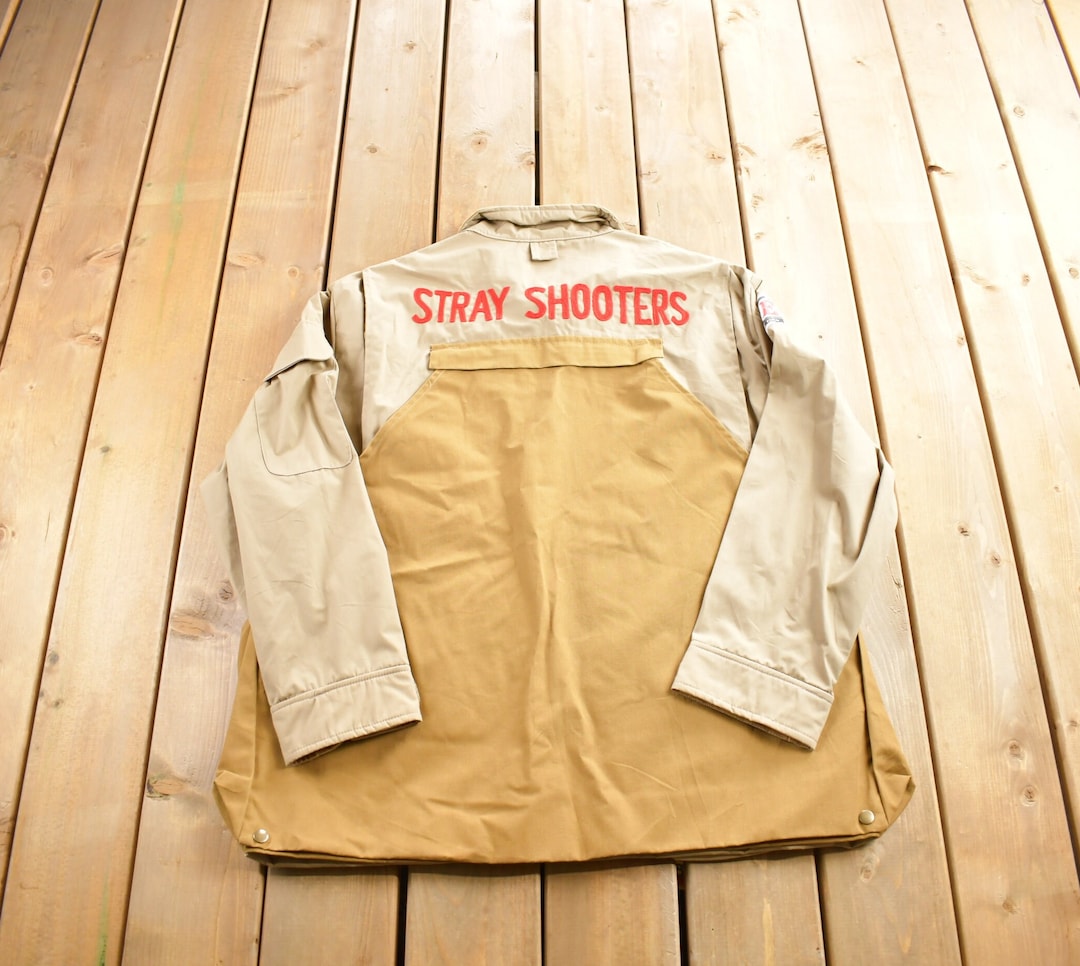 Vintage 1980s Gamehide Stray Shooter Chain Stitch Embroidered Padded ...