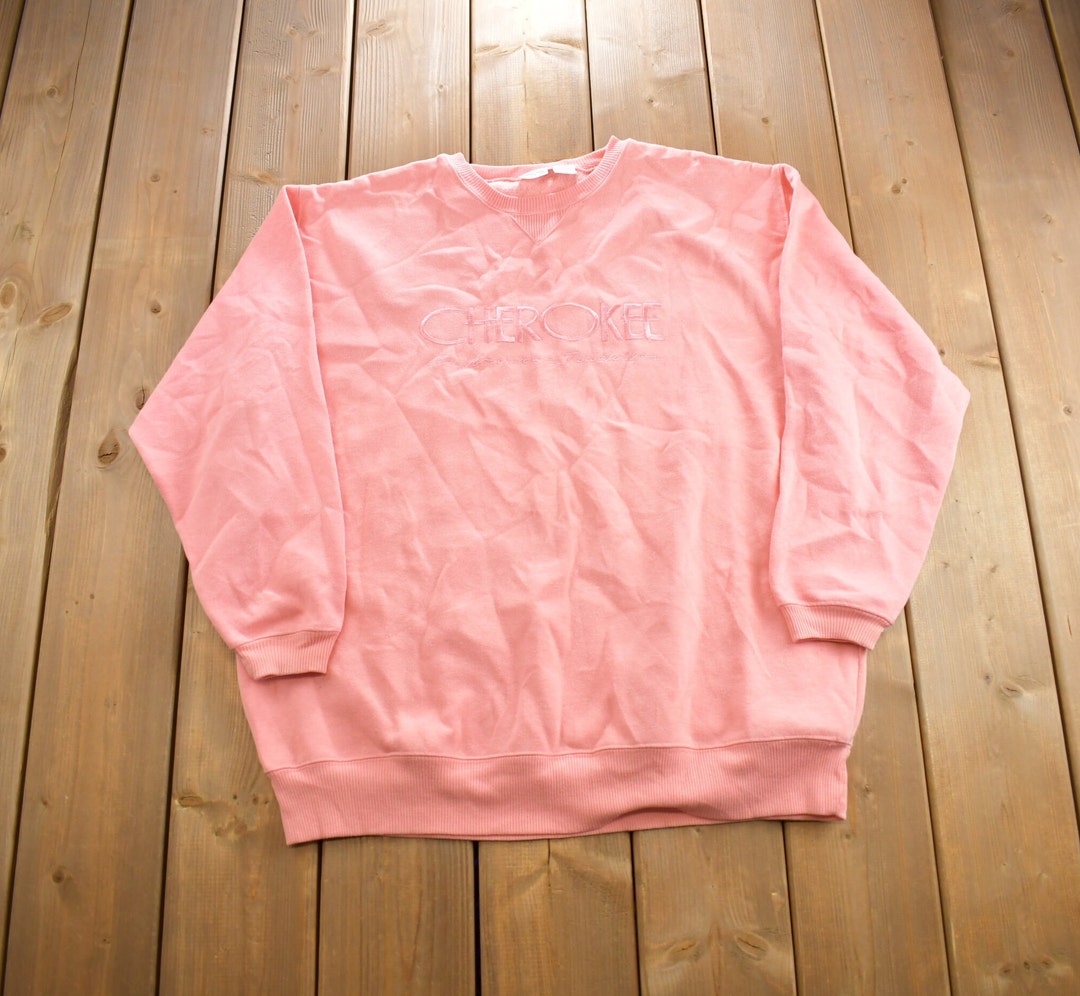 Vintage 1990s Cherokee Embroidered Crewneck Sweatshirt - Etsy