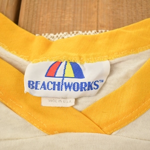 Vintage 1990s Beachworks Cropped Graphic T Shirt / Vintage T Shirt ...
