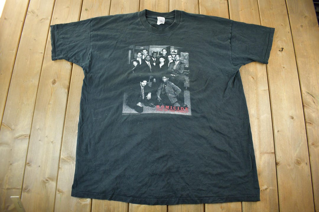 Vintage 1998 Homicide Life of the Street TV Promo T-shirt Men's 2XL ...