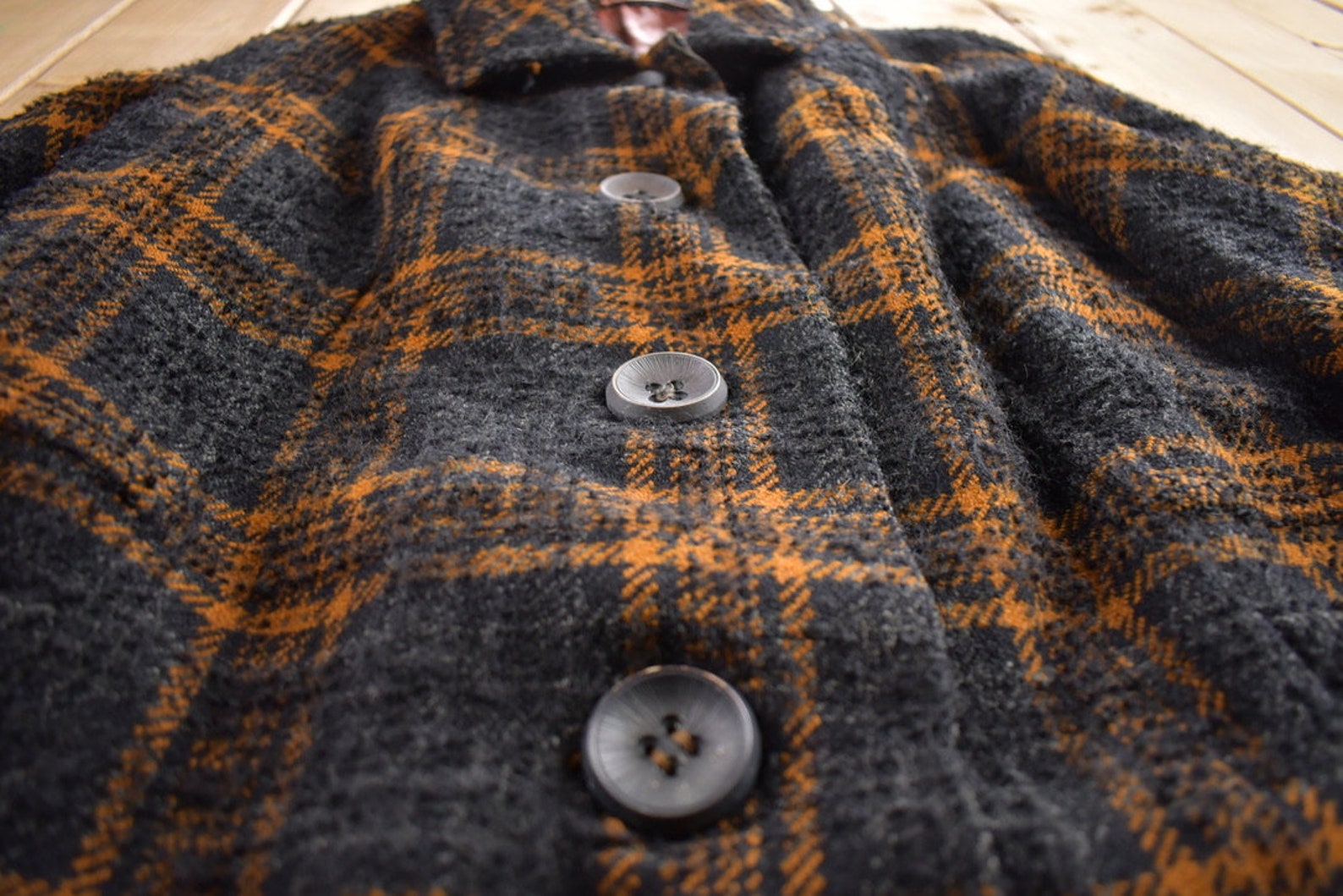 Vintage 1970s Harrods Wool Button up Long Jacket Made in England - Etsy