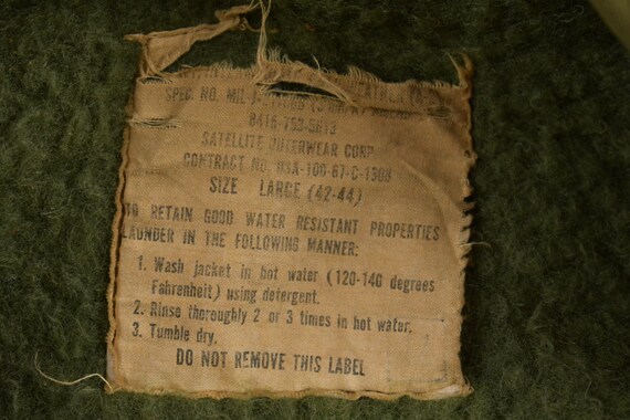 Vintage 1967 Distressed Military Field Coat / True Vi… - Gem