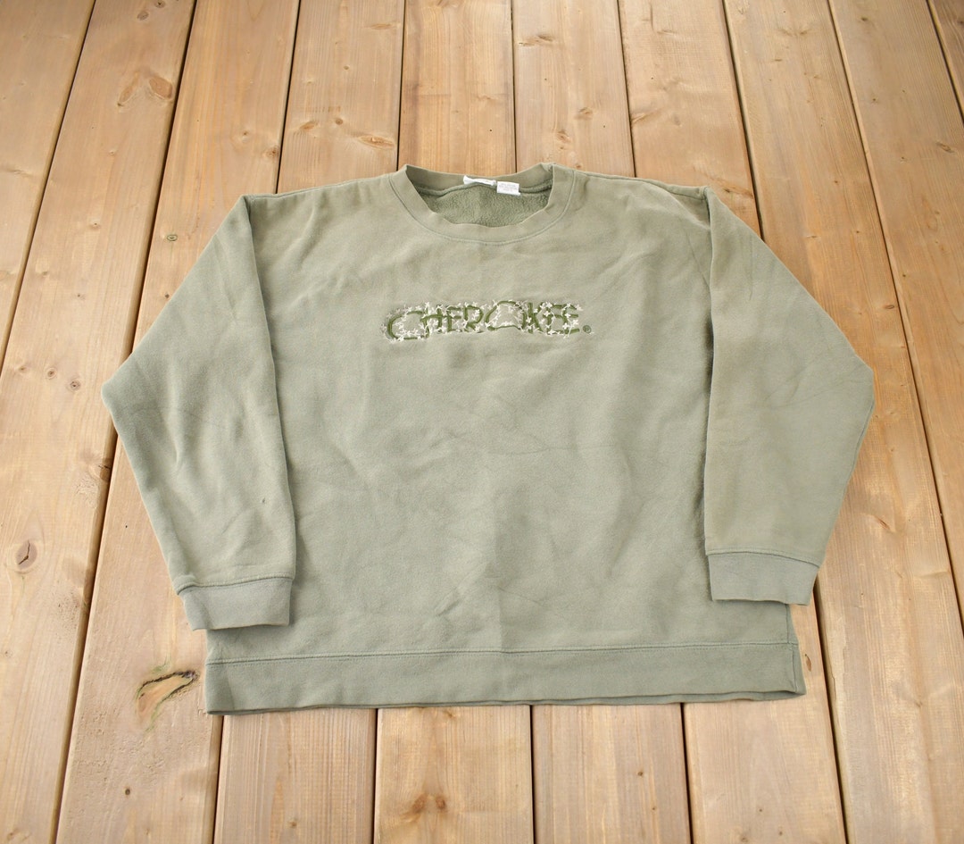 Vintage 1990s Cherokee Embroidered Crewneck Sweatshirt - Etsy