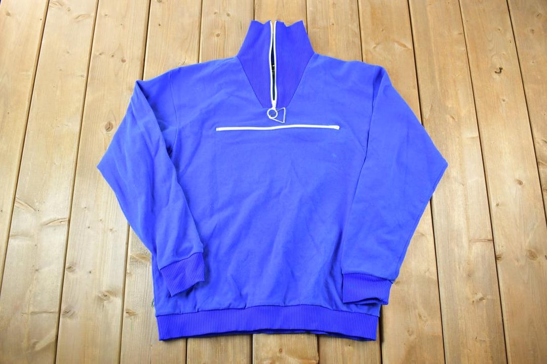 Vintage 1980s Janus of Norway Souvenir Quarter Zip Sweatshirt Made in ...