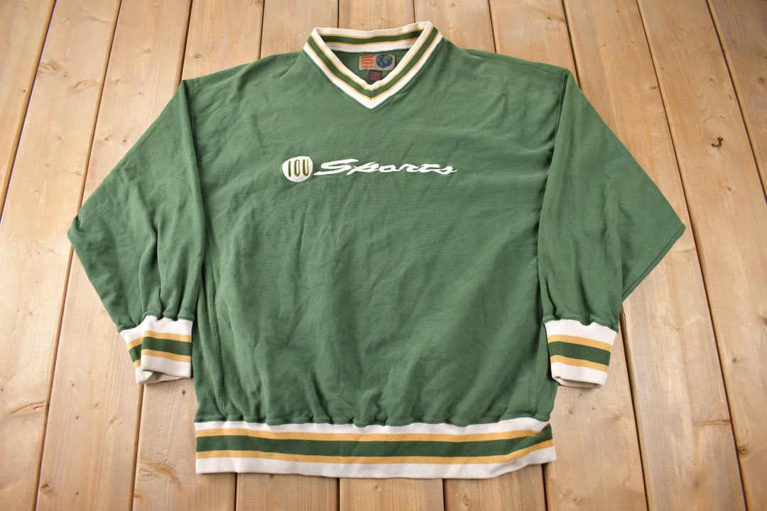 Vintage 1990s IOU Sports Embroidered Heavy Weight Sweatshirt Size XL - Etsy