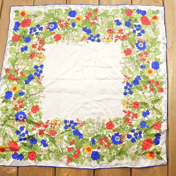 Silk Scarf Vintage - Etsy