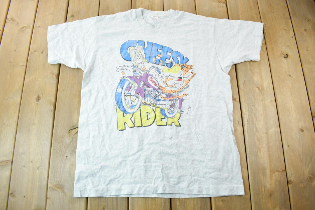 Vintage 1990s Chester Cheetah Cheesy Rider Cheetos Promo Graphic T ...