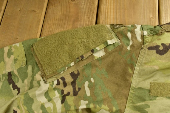 Vintage Military Cargo Pocket Shirt / USMC / US Army … - Gem