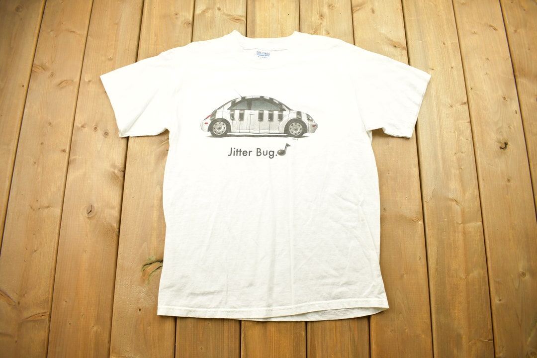 Vintage 1990s VW Jitter Bug T-shirt / Vintage Car T Shirt / Piano ...