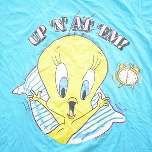 Vintage 1996 up 'N' St Em Cute Tweety Bird Graphic T-shirt / Streetwear / Retro Style / Single ...