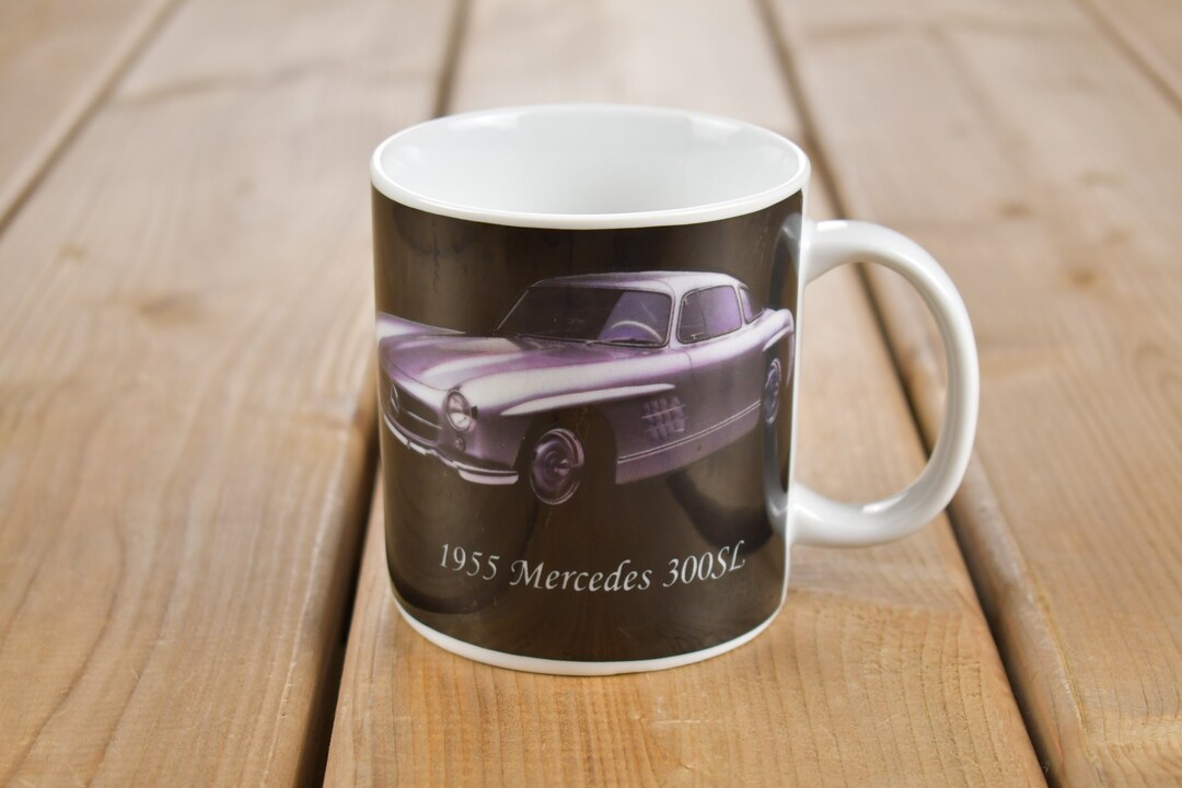 Vintage 1990s 1955 Mercedes 300SL Coffee Mug / Ceramic Mug / Vintage ...