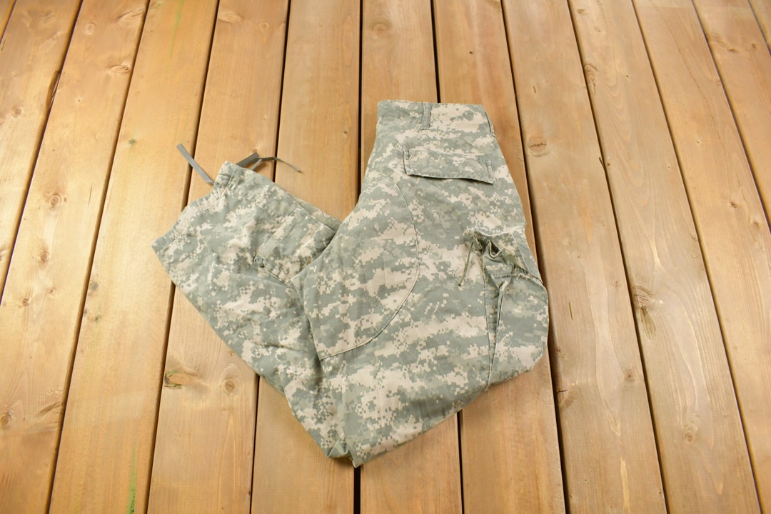Vintage 2000 US Military Digital Camouflage Cargo Pocket Pants Size 32 ...