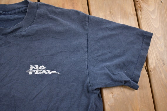 Vintage 1990s No Fear 4 Rules Of Football Graphic T-S… - Gem