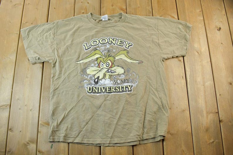 Vintage 1990s Looney Tunes Wylie Coyote Cartoon Promo T-shirt / 90s ...