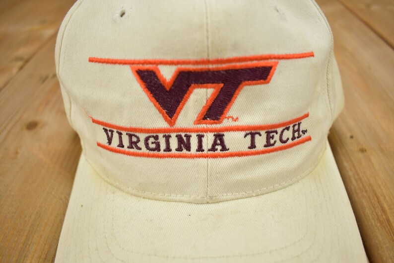 Vintage 1990s Virginia Tech University the Game Snap Back Hat - Etsy