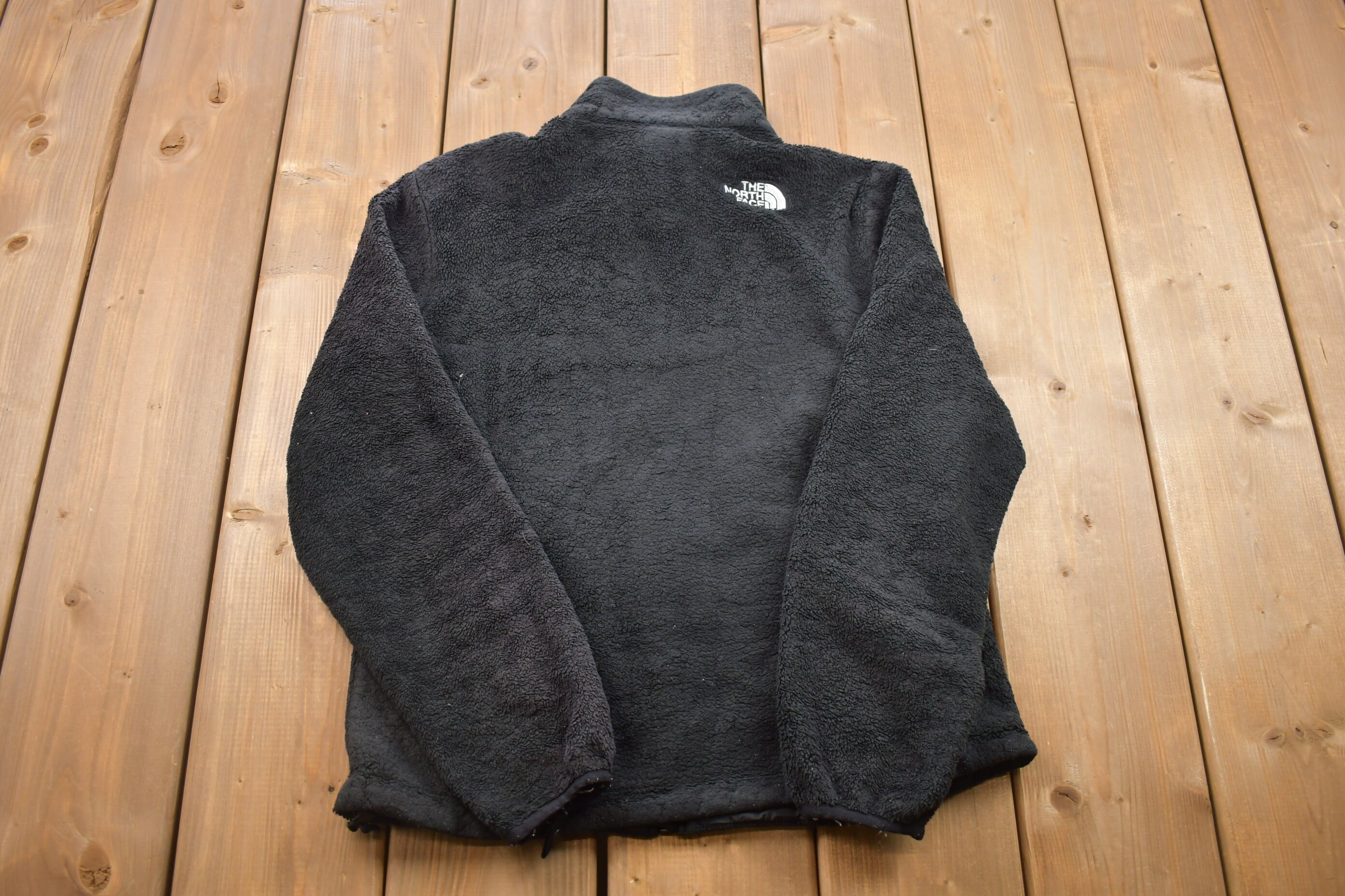 Vintage 1990s North Face Fuzzy Fleece Zip Up Sweater Outdoorsman 90s Sweater Streetwear Hiking Fleece Zip up Etsy