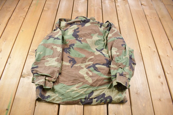 Vintage 1982 US Military Woodland Camouflage Cold Wea… - Gem