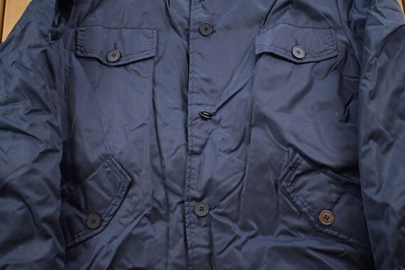 Vintage 1980s Nylon CBC Costume Puffer Jacket / Nylon… - Gem