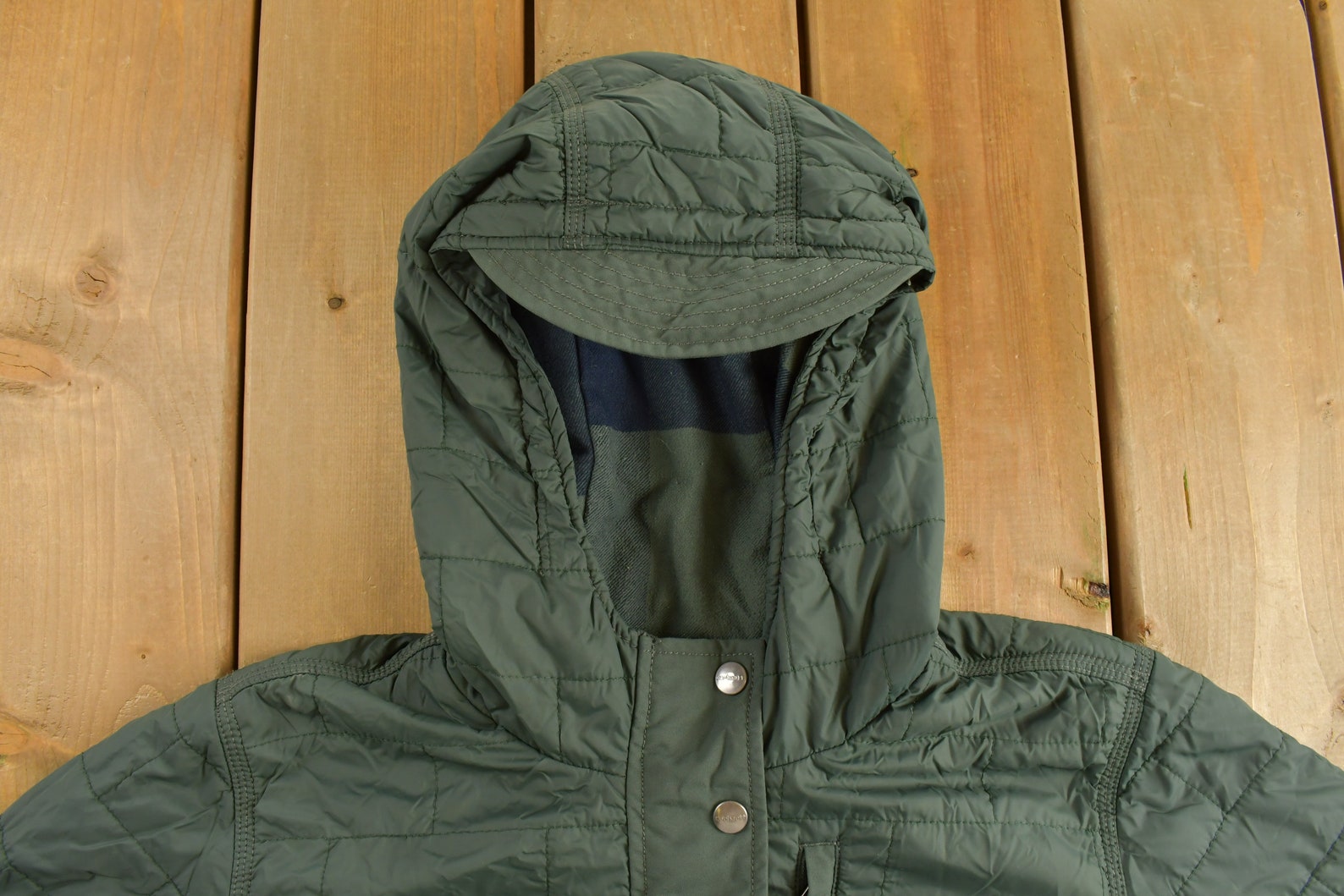 Vintage 1990s Carhartt Puffer Jacket / Workwear / Streetwear / Hooded Jacket / Quilt Lined ...