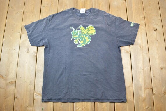 Vintage 2000 Mickey's Fine Malt Bee Logo Souvenir T-S… - Gem