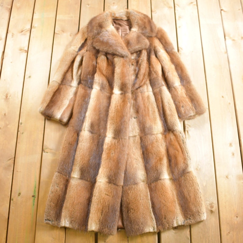Red Fox Fur Coat - Etsy