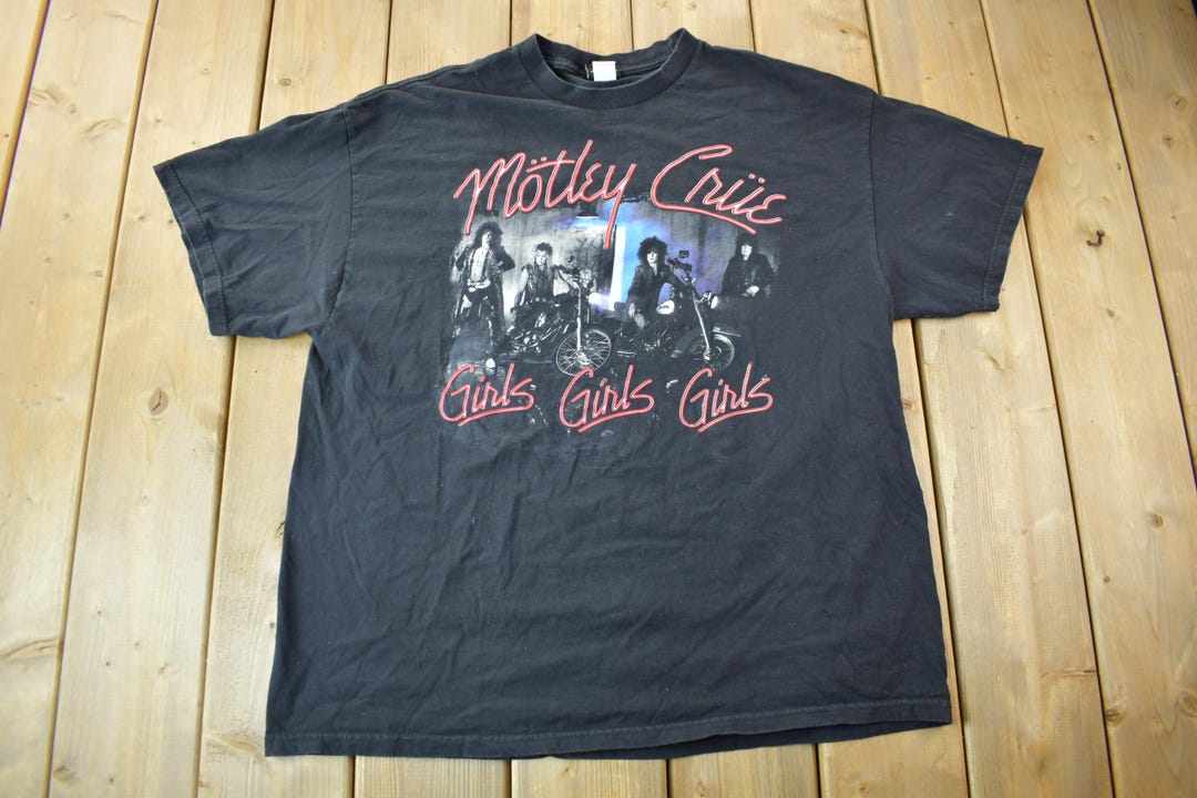 Vintage 2004 Motley Crue Girls Girls Girls Band T-shirt / Band Tee ...