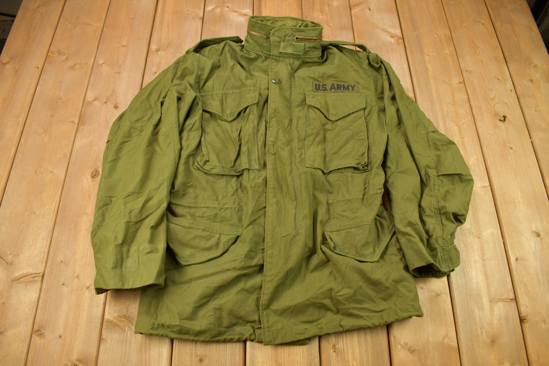 Vintage 1975 US Military Army Field Jacket / Militaria / US Army Green ...