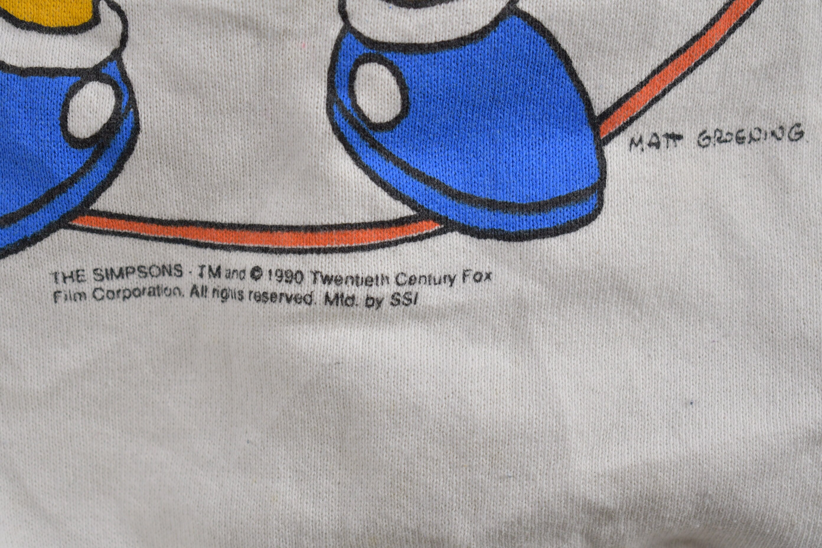 Vintage 1990 Bart Simpson Graphic Crewneck Sweatshirt / 90s Crewneck ...