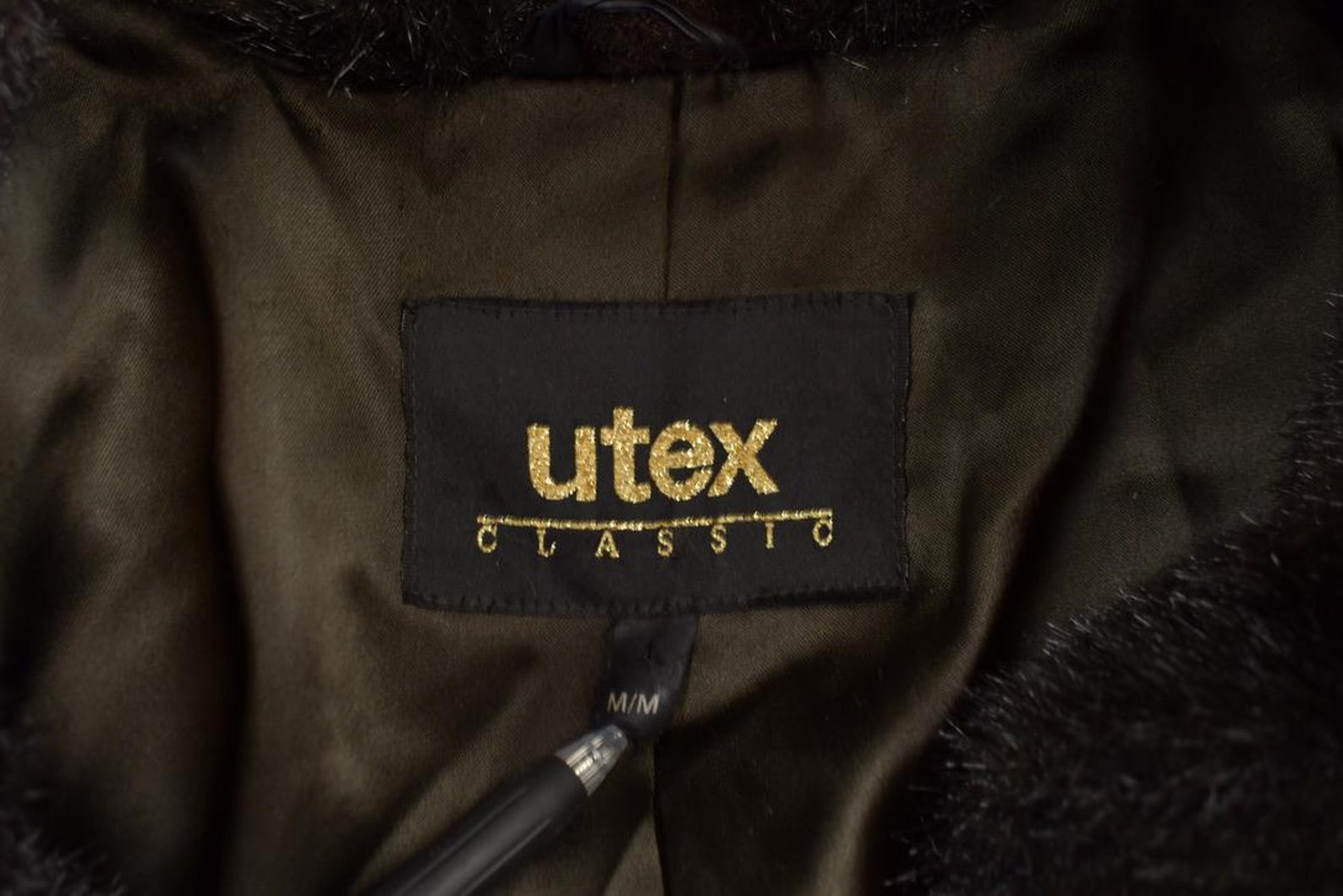 Vintage 1980s Utex Fur Coat / Winter Outerwear / Streetwear / Full ...