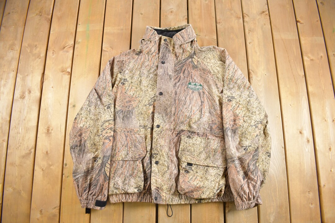 Vintage 1990s Mossy Oak Camo Jacket / Camo Jacket / Outdoorsman / 90s ...