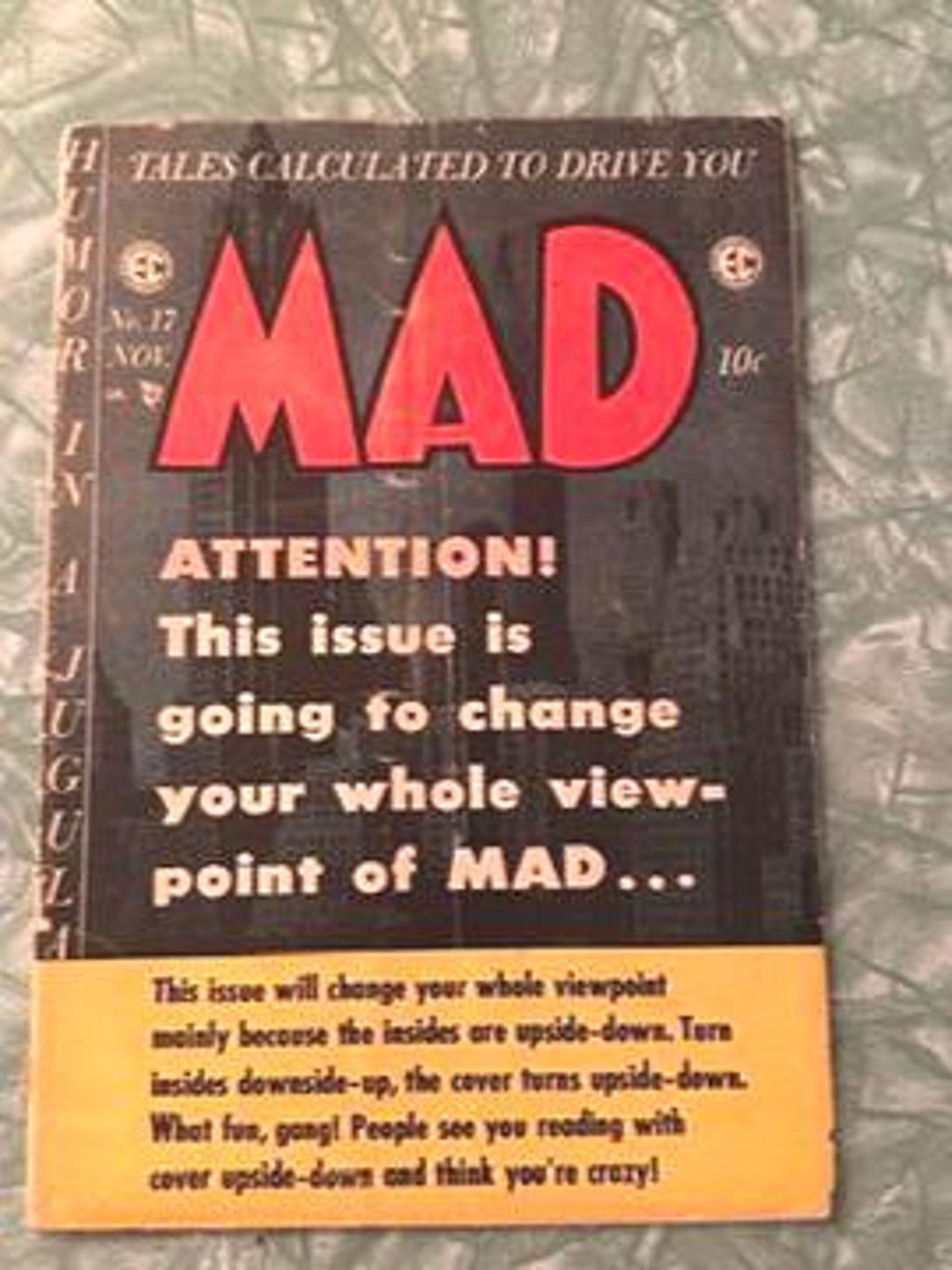 MAD Comic #17 Nov 1954 by Harvey Kurtzman Very Rare Vintage, 3 Good ...
