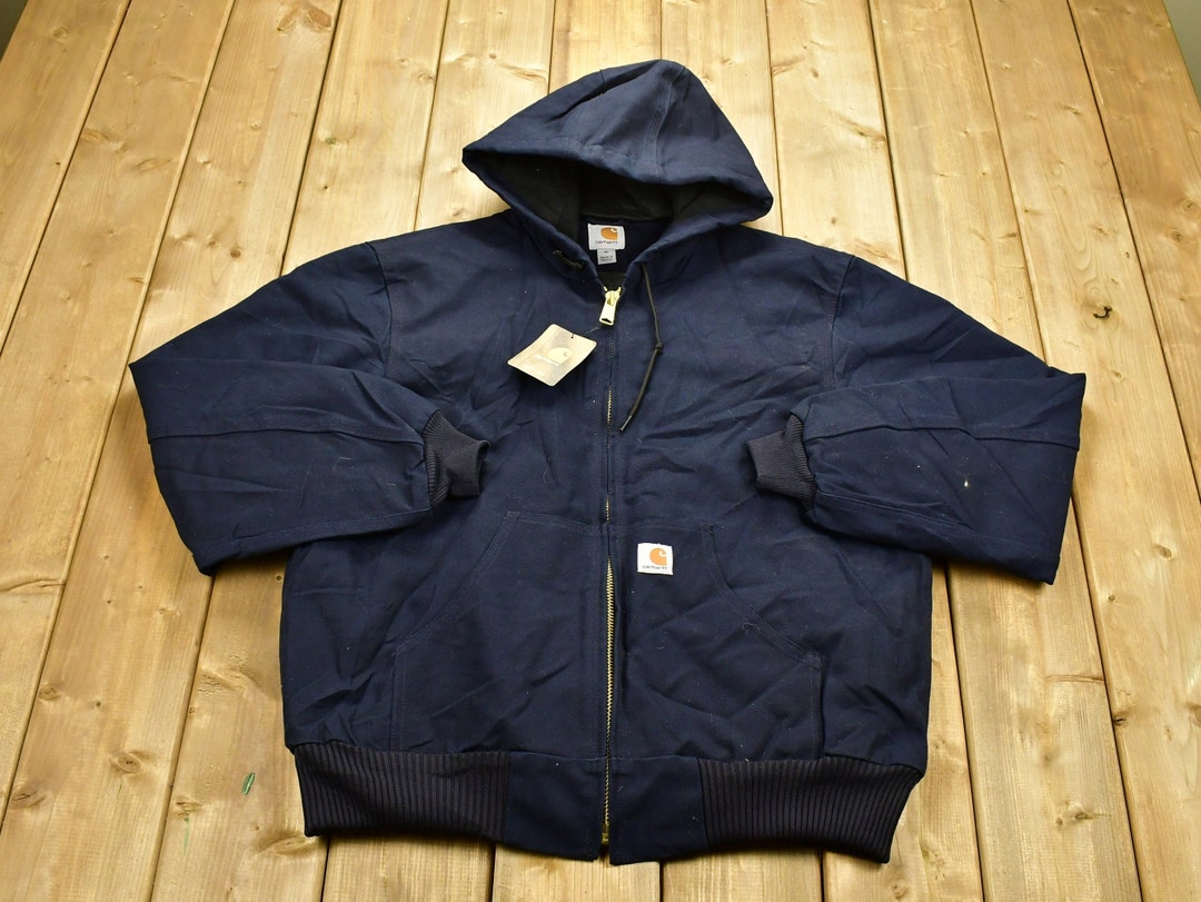 Vintage Deadstock Carhartt Hooded Work Jacket / Workwear / Heinson ...