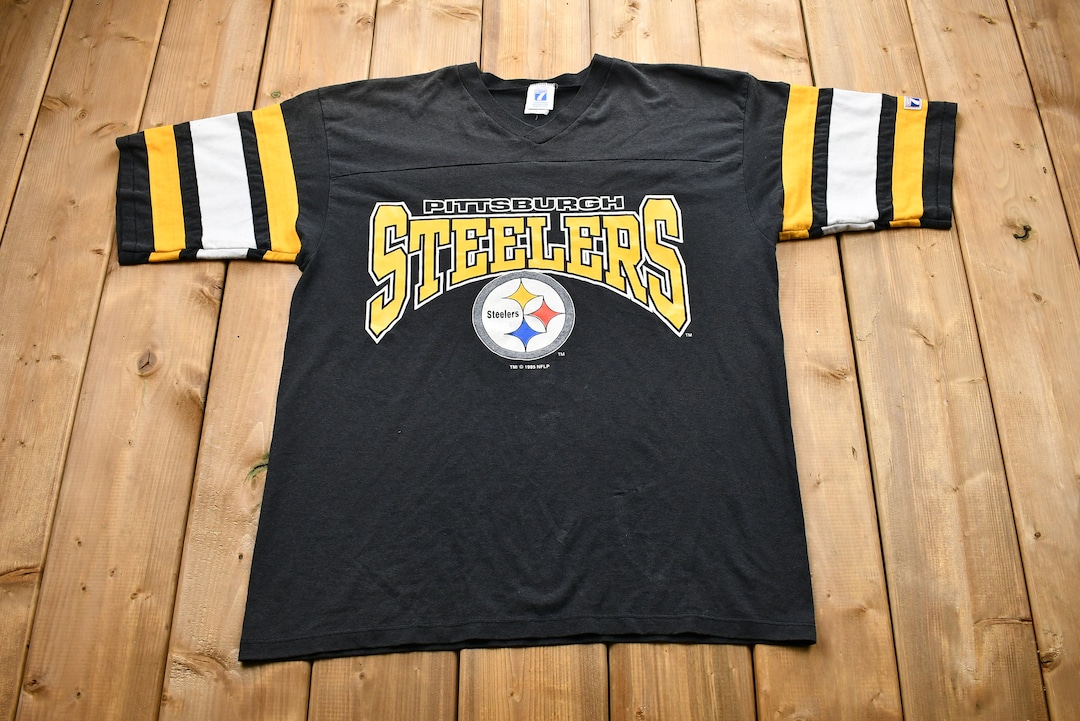 Vintage 1995 Pittsburgh Steelers Jersey-style T-shirt / NFL / 90s ...