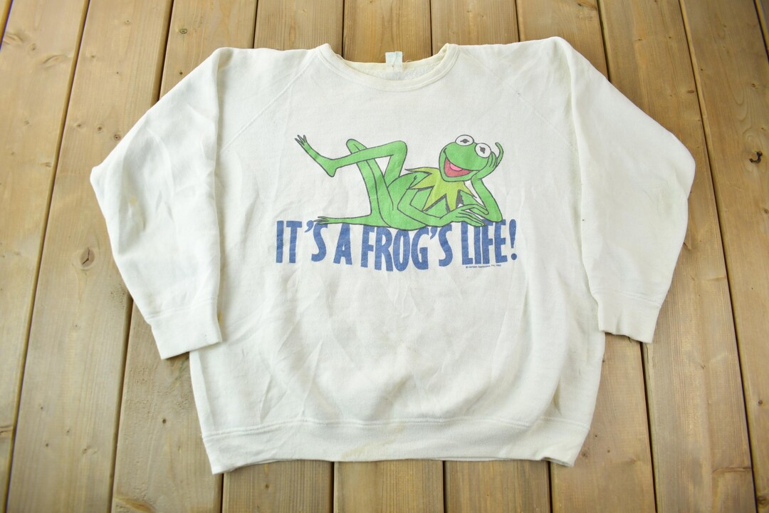 Vintage 1985 Its A Frogs Life Kermit the Frog Graphic Crewneck ...