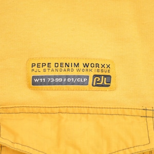 Vintage 1990s Pepe Jeans Half Zip Windbreaker Jacket / Pepe Denim Worxx ...