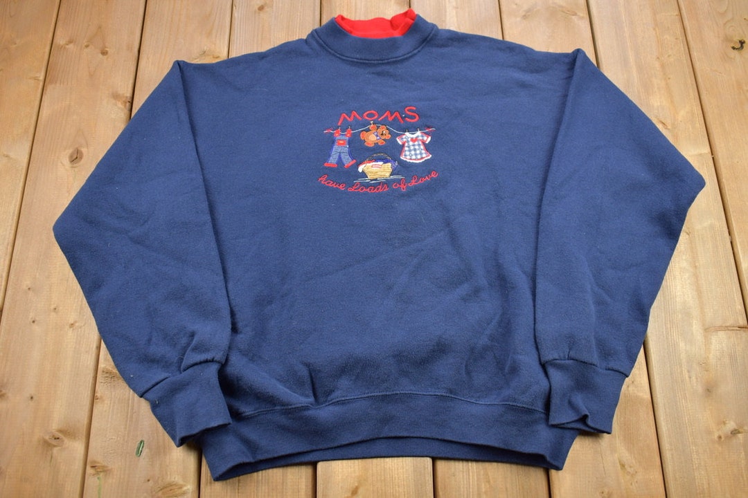 Vintage 1990s Mom Theme Crewneck Sweater / 90s Crewneck / Grandma ...