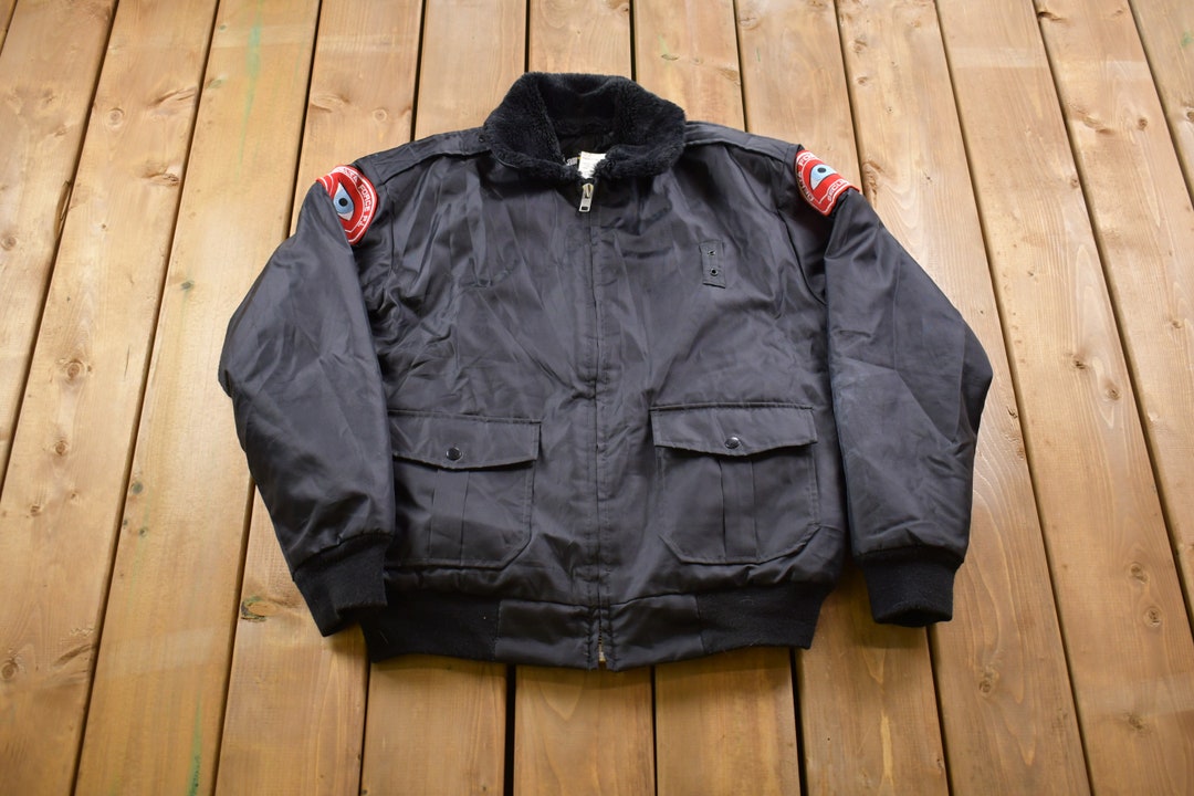 Vintage 1990s Delta Force Security Bomber Jacket / Athleisure - Etsy