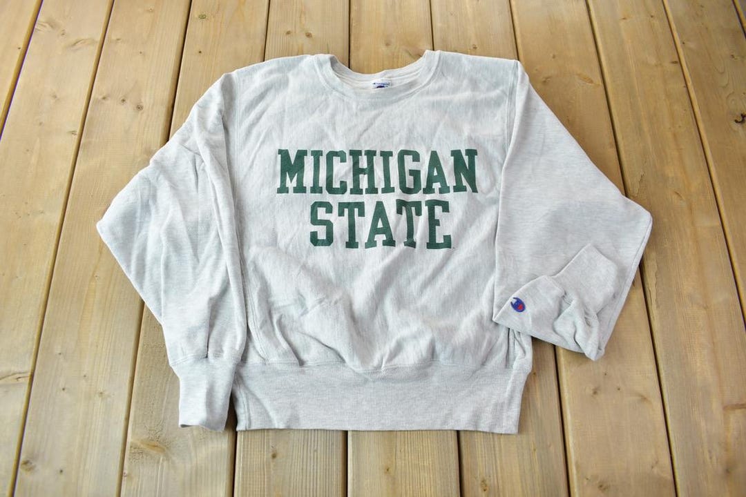 Vintage 1980s Michigan State University Champion Crewneck / NCAA ...