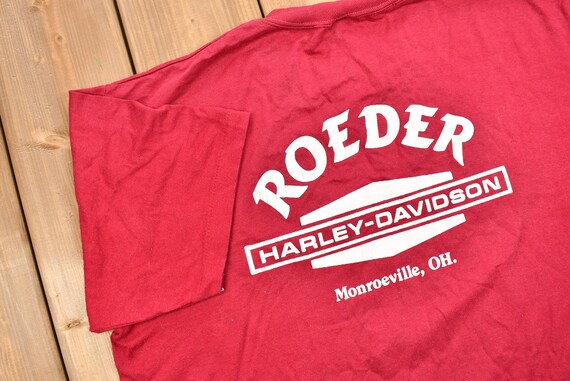 Vintage 1983 Harley Davidson Motorcycles Roeder 11th … - Gem