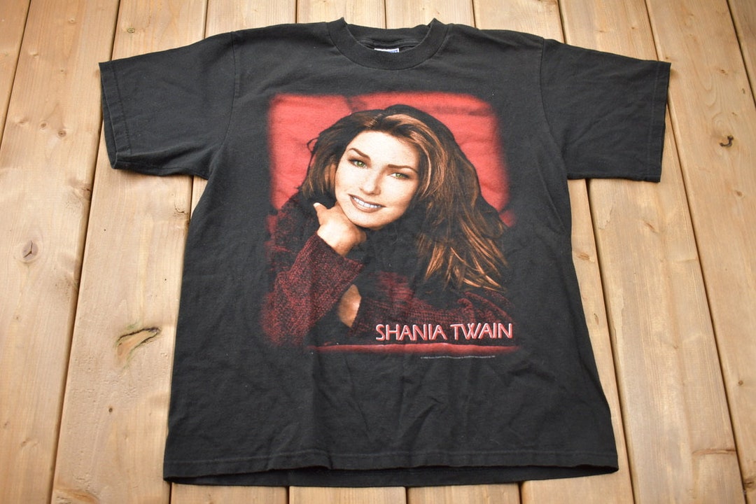 Vintage 1998 Shania Twain Country T Shirt Single Stitch / 90s T Shirt ...