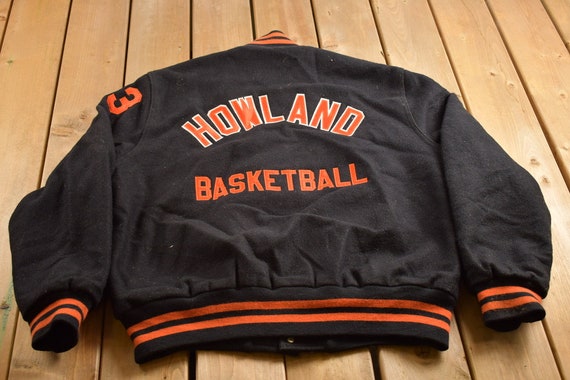 Vintage 1980s Howland Tigers Ohio Wool Varsity Jacket… - Gem