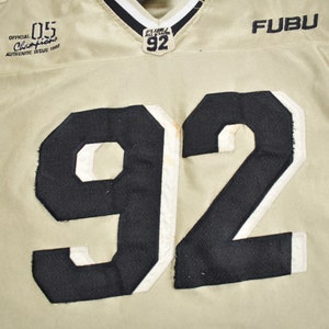 Vintage 1990s FUBU Football Jersey Size XL / Sportswear / 90s Fubu / Streetwear / Embroidered ...