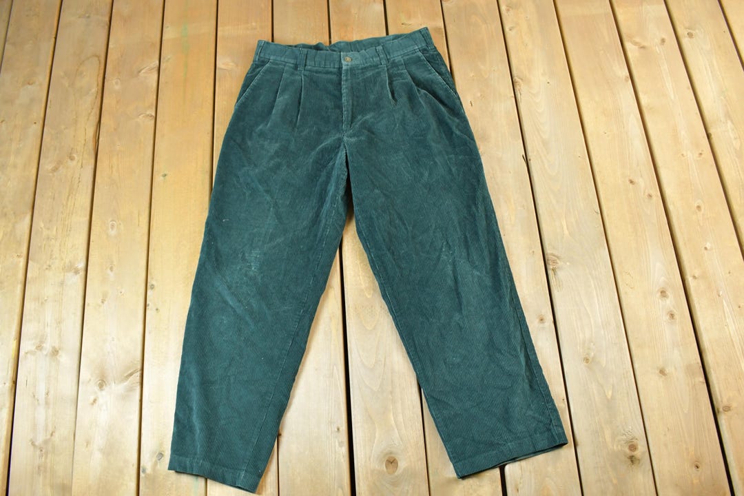 Vintage 1980s Christopher Rand Corduroy Pants / Made in USA / American ...