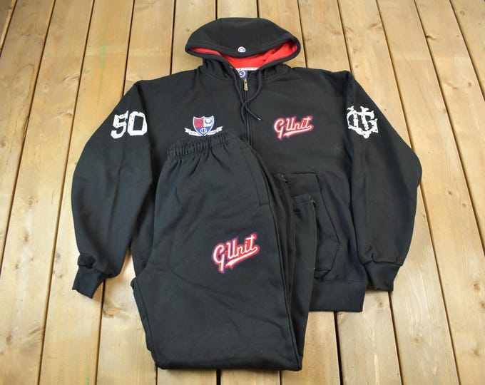 Vintage Y2K G Unit Jacket: Heavyweight Zip Up, Gold Logo (XXL) - Etsy