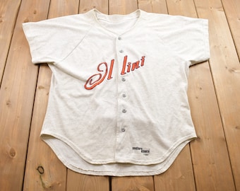 University of Illinois Baseball Jersey - Etsy