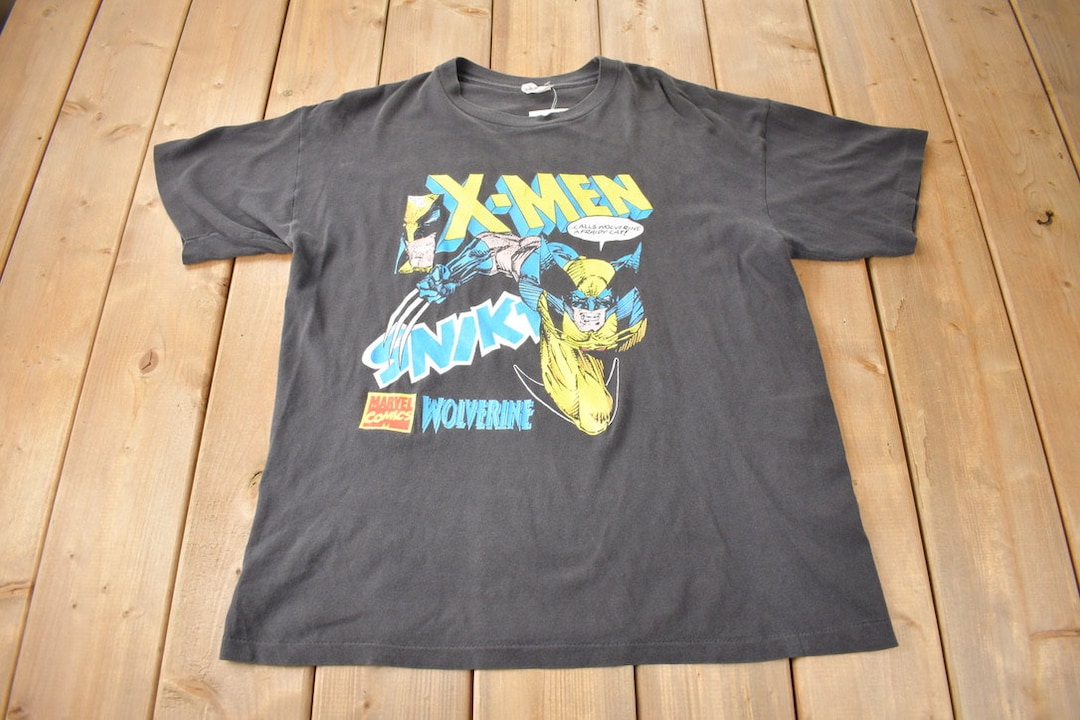 Vintage 1990s Wolverine X-men Marvel Comics T-shirt Made in USA ...