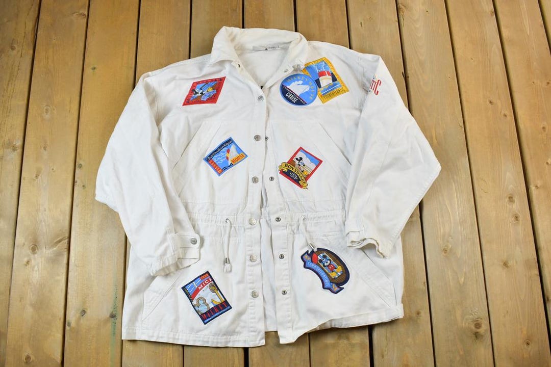 Vintage 1990s Mickey Mouse Disney Transatlantic Luxury Patchwork Cruise ...