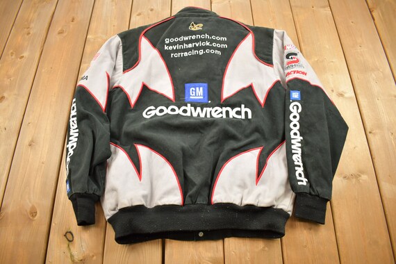 Vintage Y2K Kevin Harvick Goodwrench Patchwork Racing Jacket Vintage Y2K Kevin Harvick Goodwrench Patchwork Racing Jacket