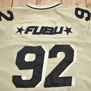 Vintage 1990s FUBU Football Jersey Size XL / Sportswear / 90s Fubu / Streetwear / Embroidered ...