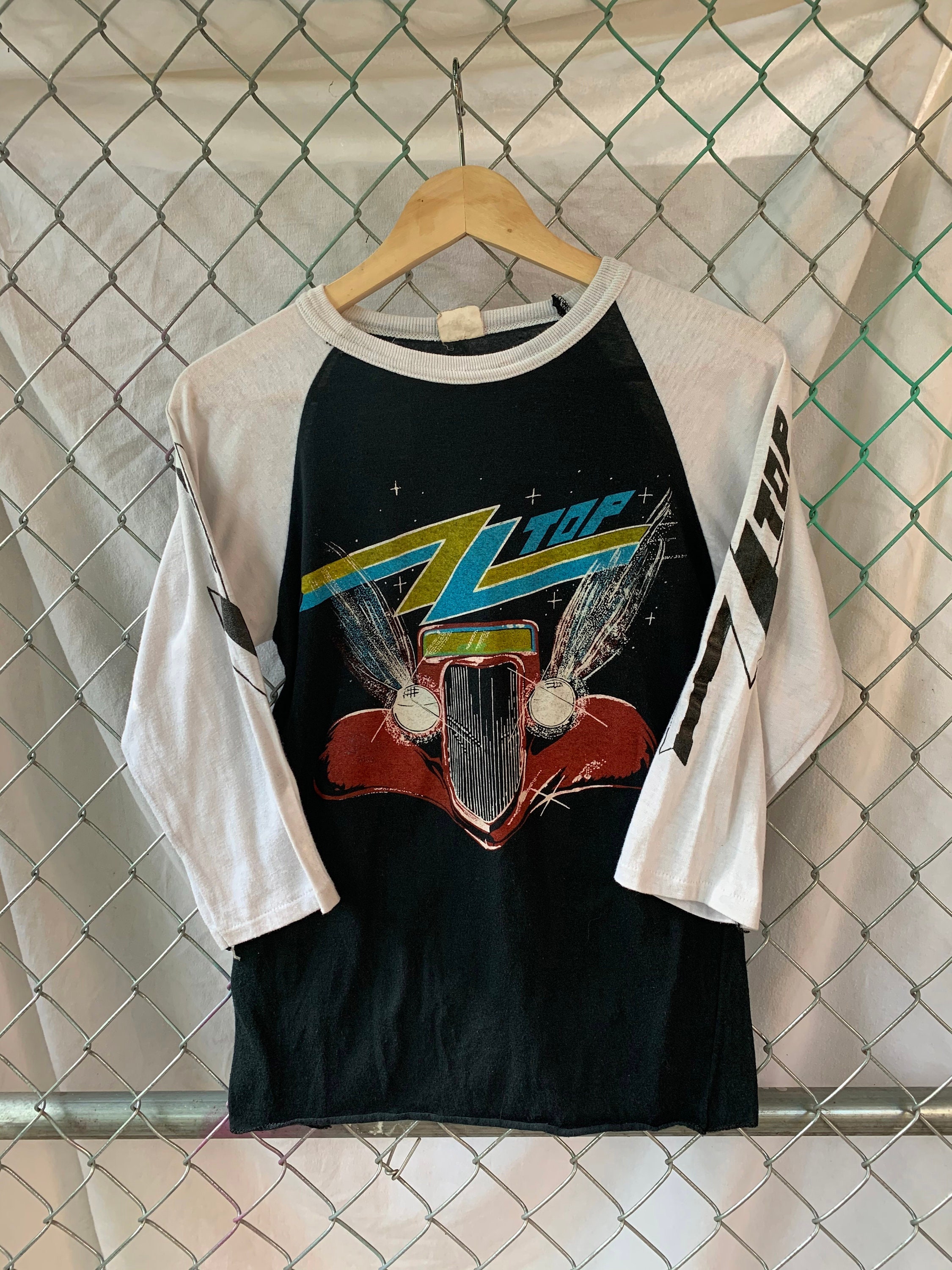ZZ Top Raglan / ZZ Top / 80s / 80s Rock / Vintage Band T-Shirt | Etsy